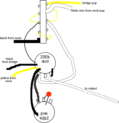 Uneven volume taper on my tele - have I wired something wrong ...